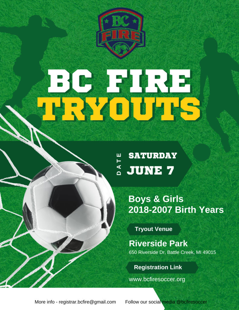 Tryouts - BC Fire Soccer